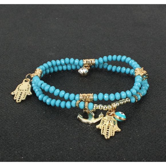 Jewelry | Layered Bead Bracelets | Poshmark